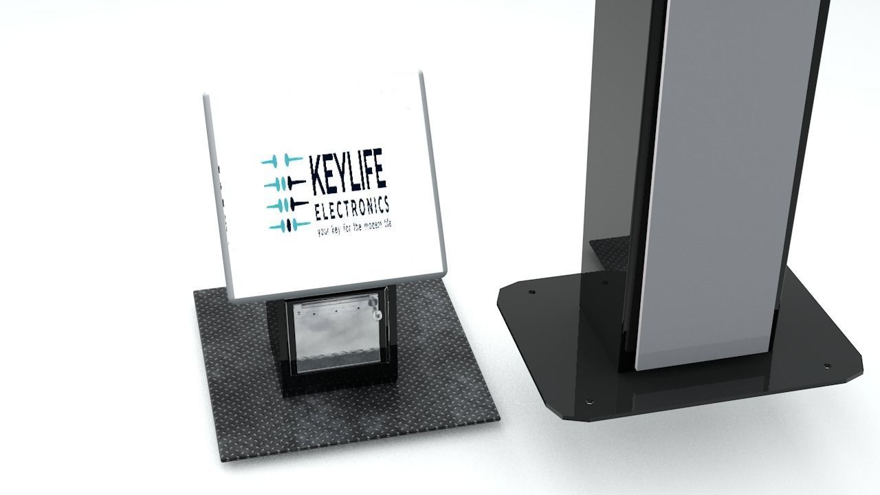 Alawneh -kiosk or queue system 3D model 3D printable | CGTrader