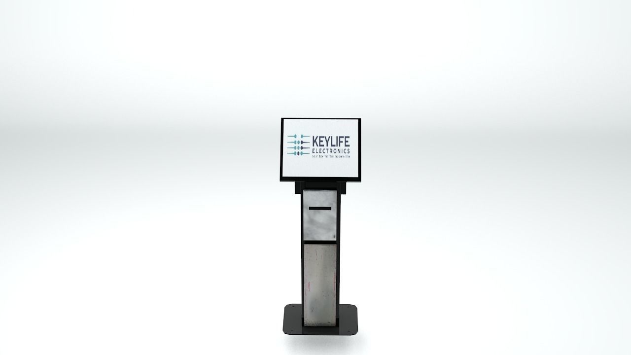 Alawneh -kiosk or queue system 3D model 3D printable | CGTrader