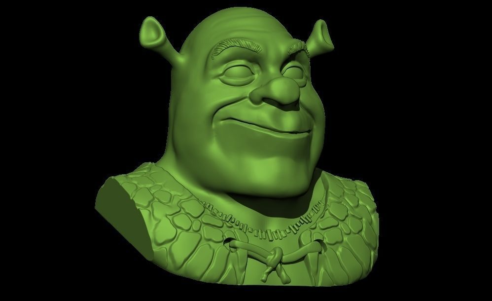 shrek head 3d model for 3d print 3D model 3D printable | CGTrader
