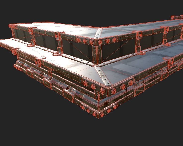 3D model Counter VR / AR / low-poly | CGTrader