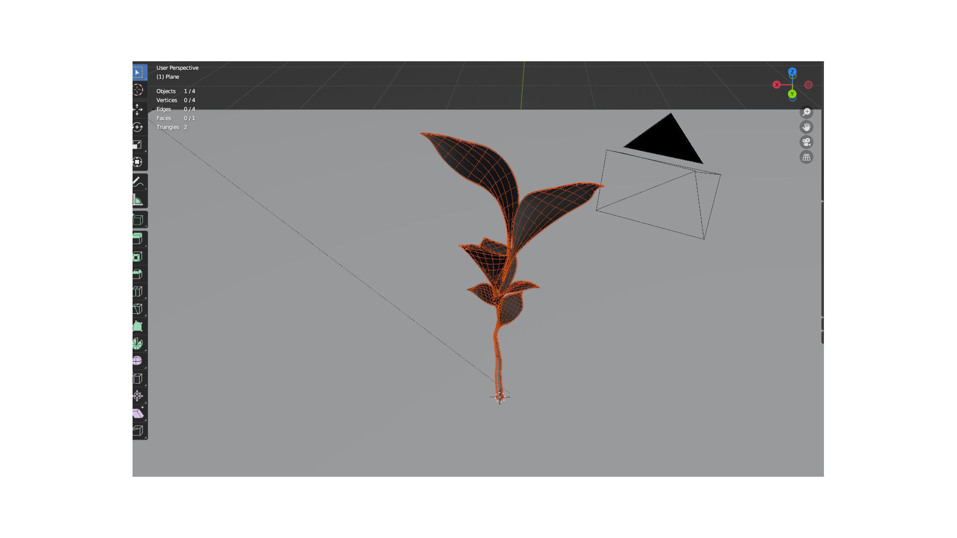 Leaf plant Programmatic settings 3D model rigged | CGTrader