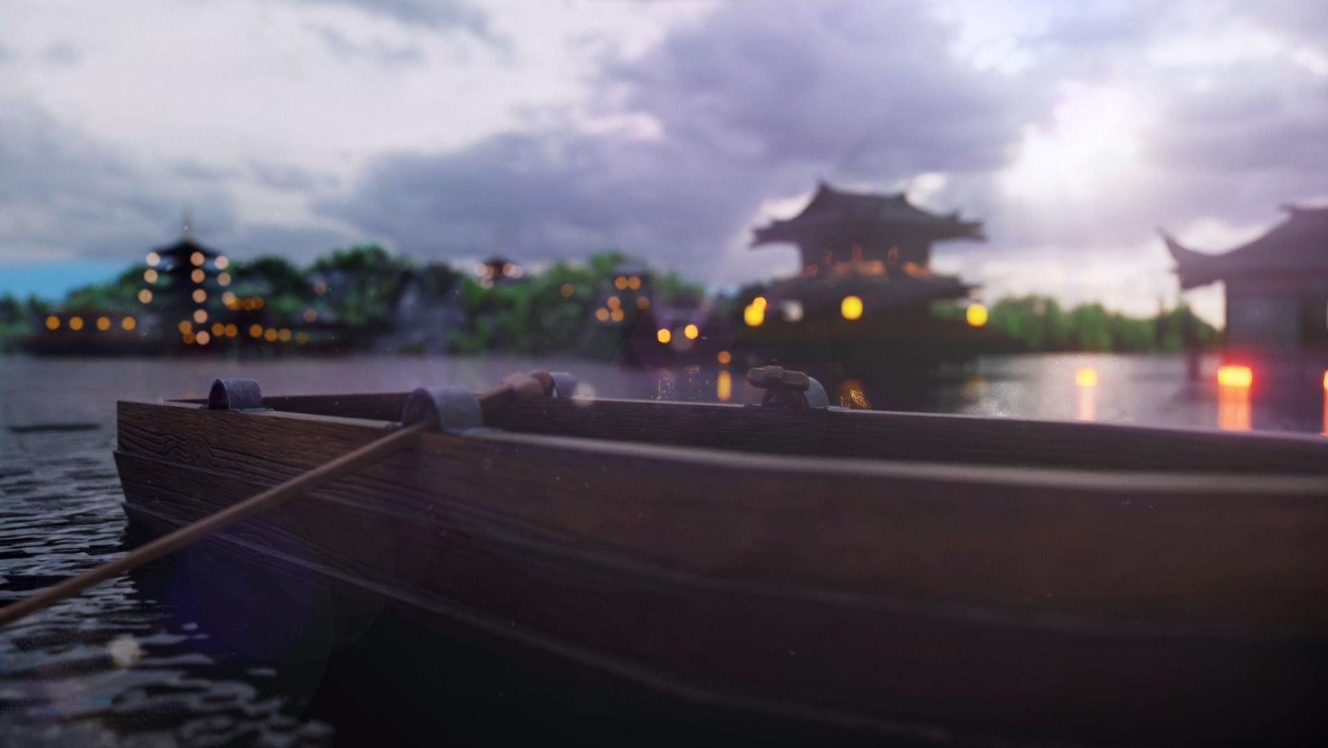 Japanese Scene 3D model animated | CGTrader