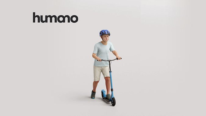 Humano Playing Kid 1006 3D model | CGTrader