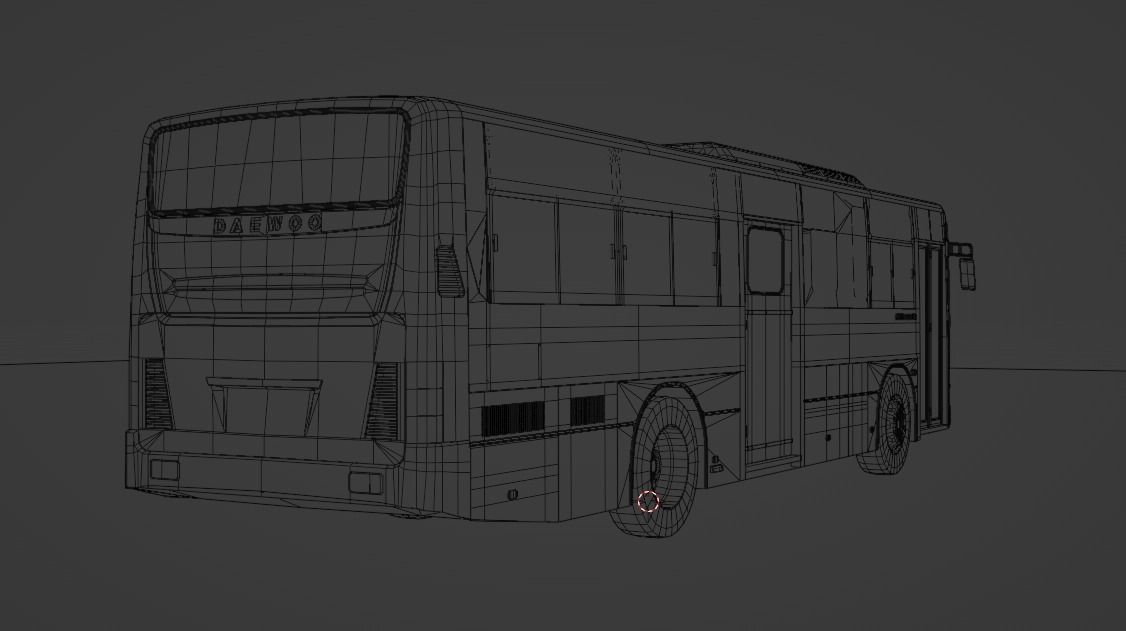 Zyle Daewoo Bus BS106 3D model | CGTrader