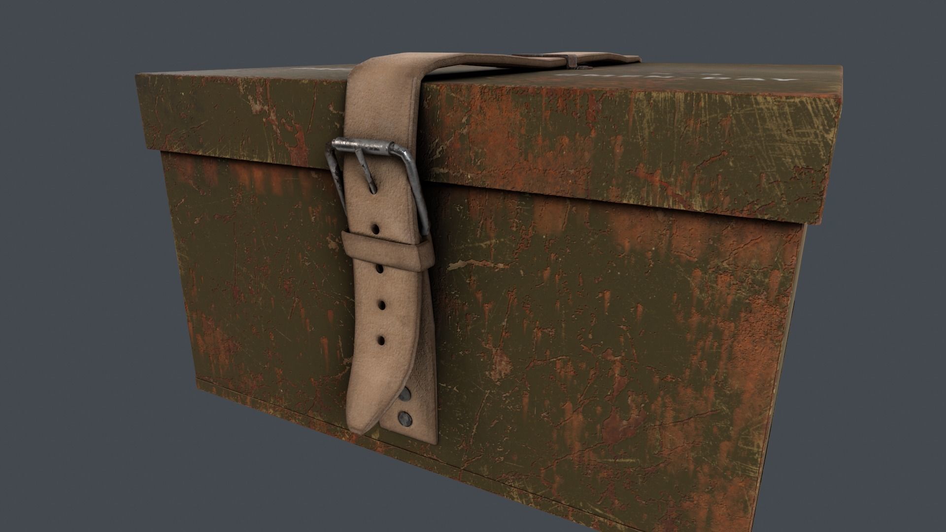 3D model Old Military Ration Box VR / AR / low-poly | CGTrader