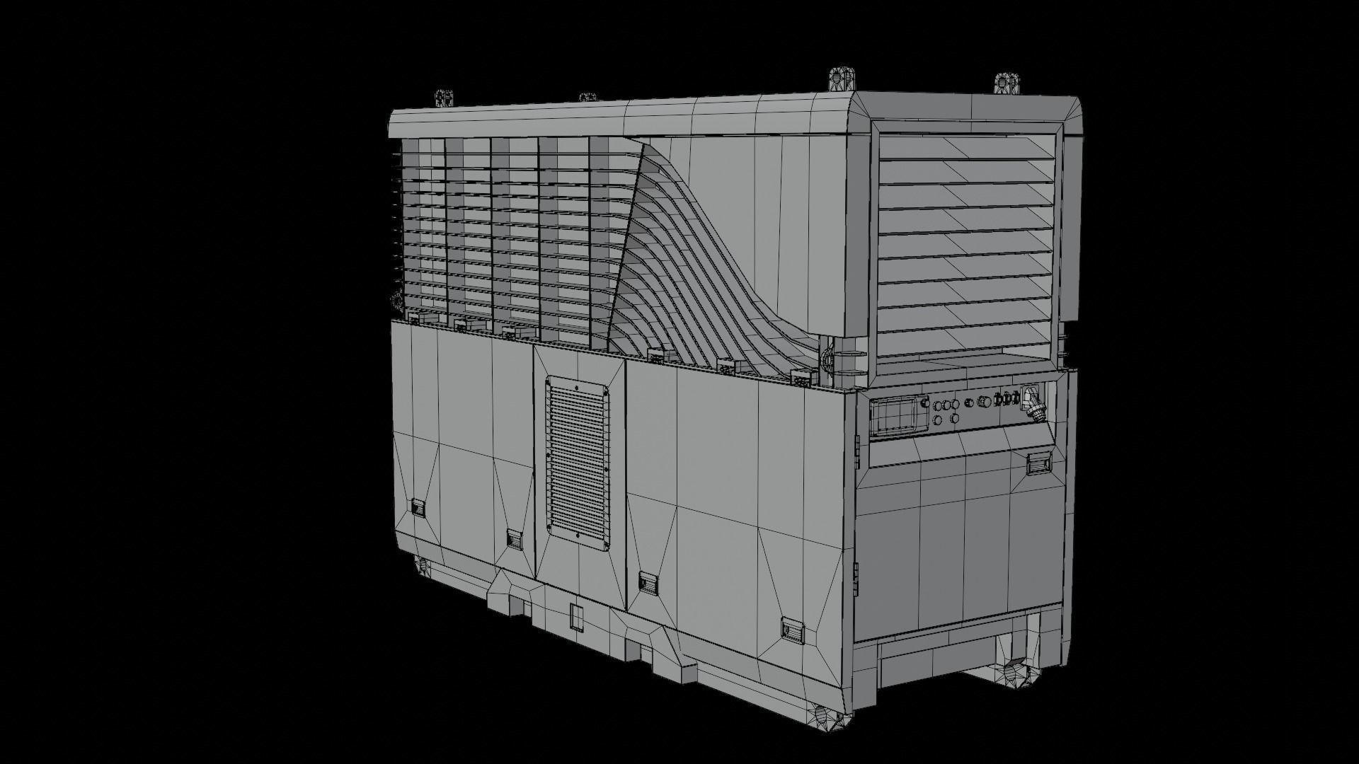 Hydrogen Genset 3D model | CGTrader