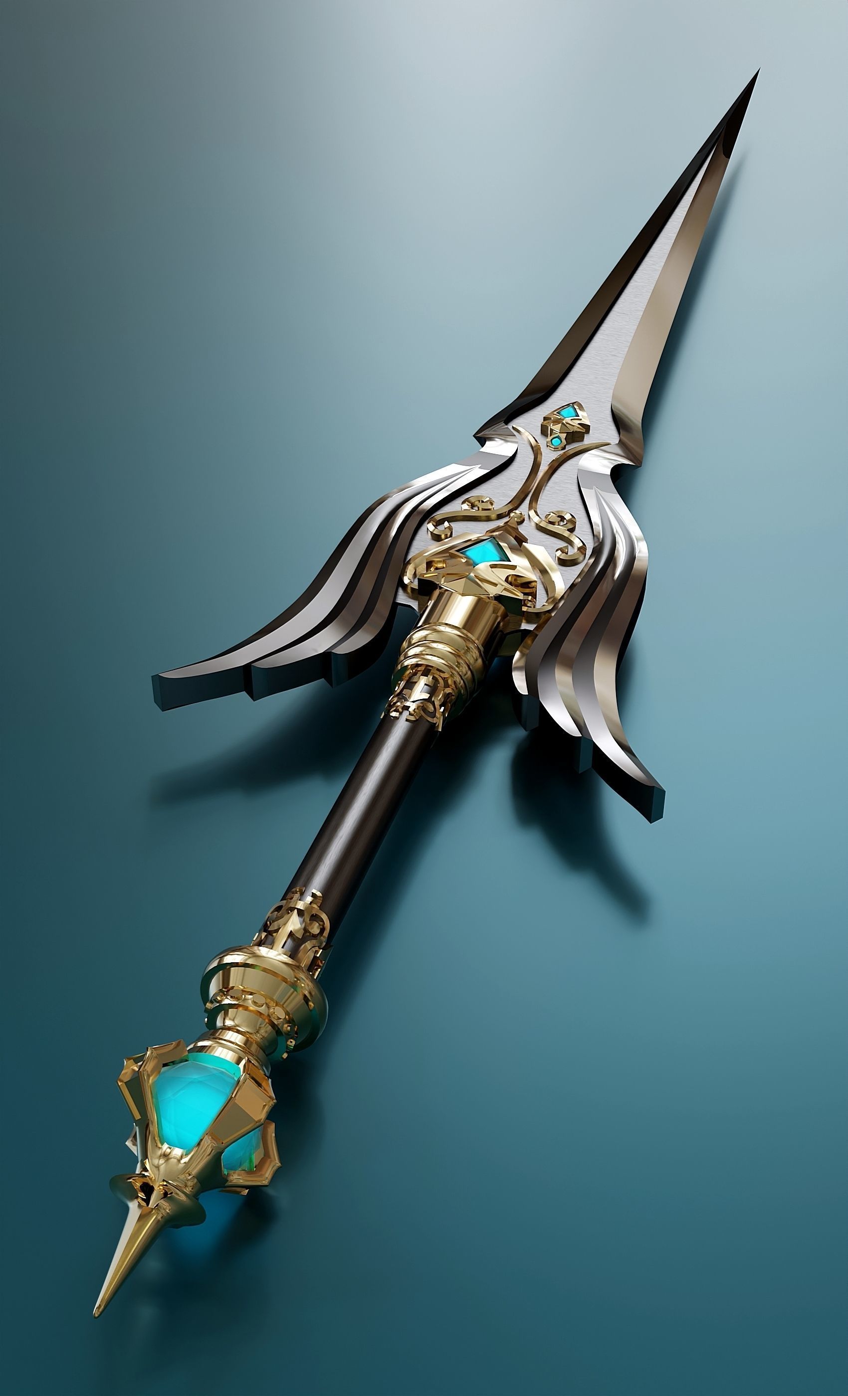 Fantasy weapon set 6 3D model | CGTrader