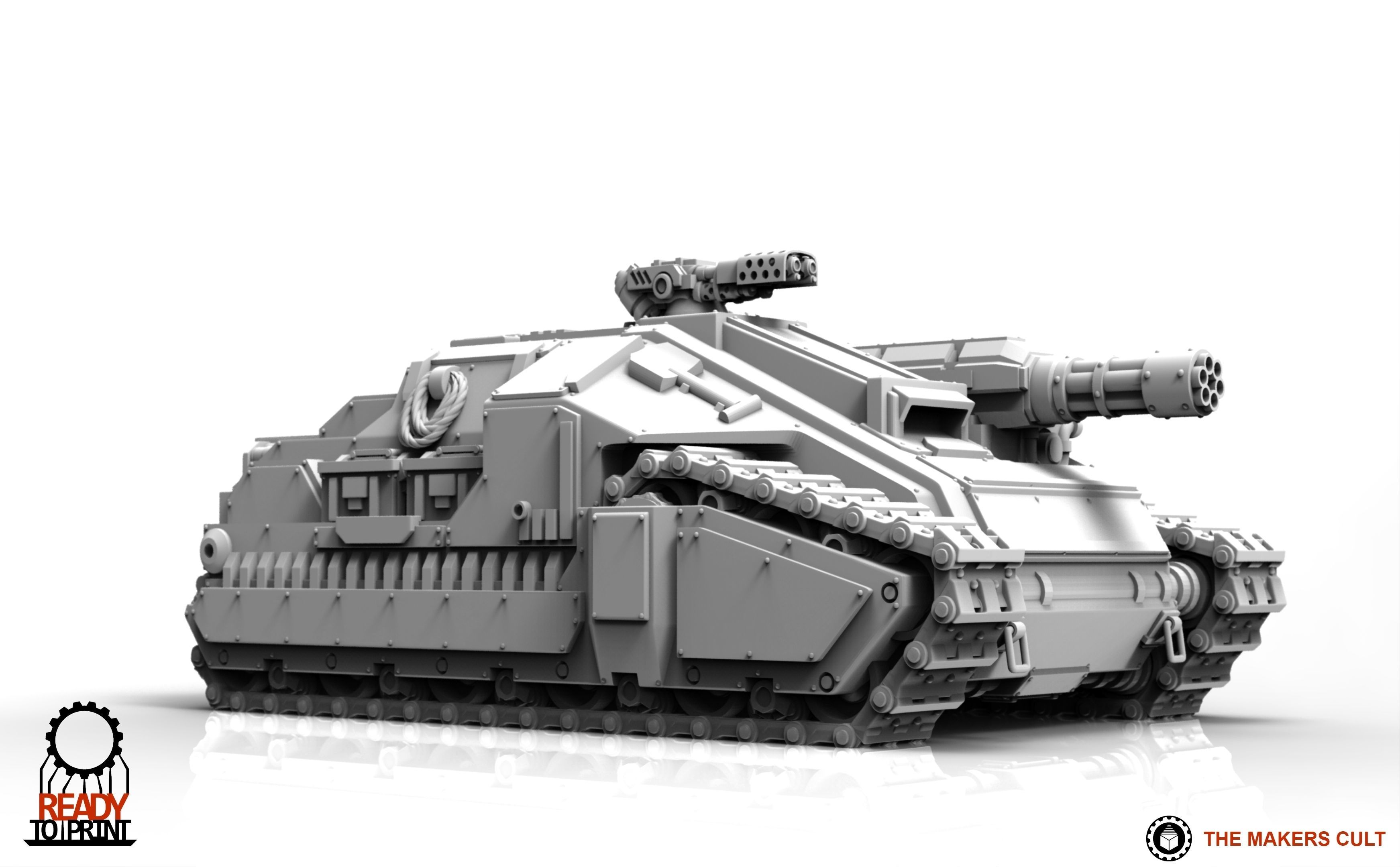 Tempest Legion - Xiphos Self Propelled Gun 3D model 3D printable | CGTrader