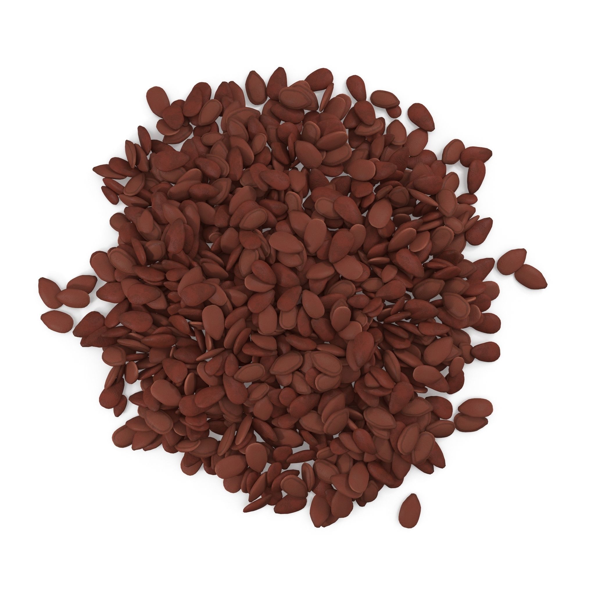 Red sesame V1 3D model | CGTrader