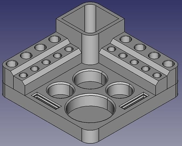 Multi-Use E-Rig Corner Dab Station Ready to Print 3D model 3D printable ...