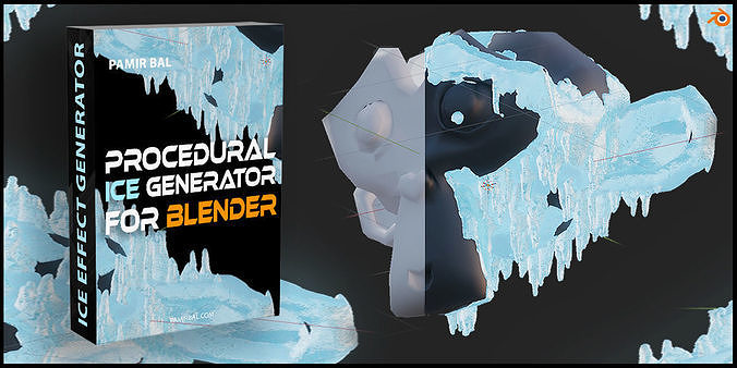 Procedural Ice Generator For Blender 3D model | CGTrader