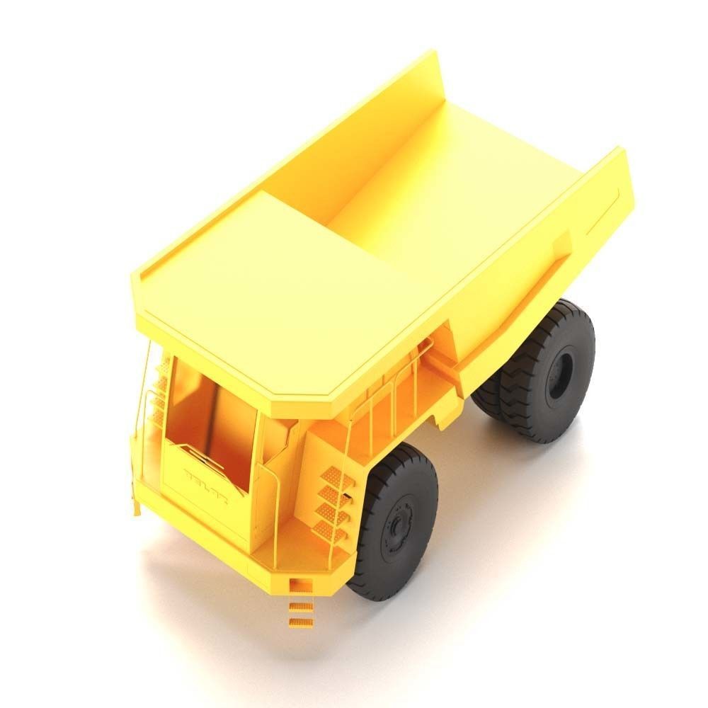 mining truck toy 3D model | CGTrader