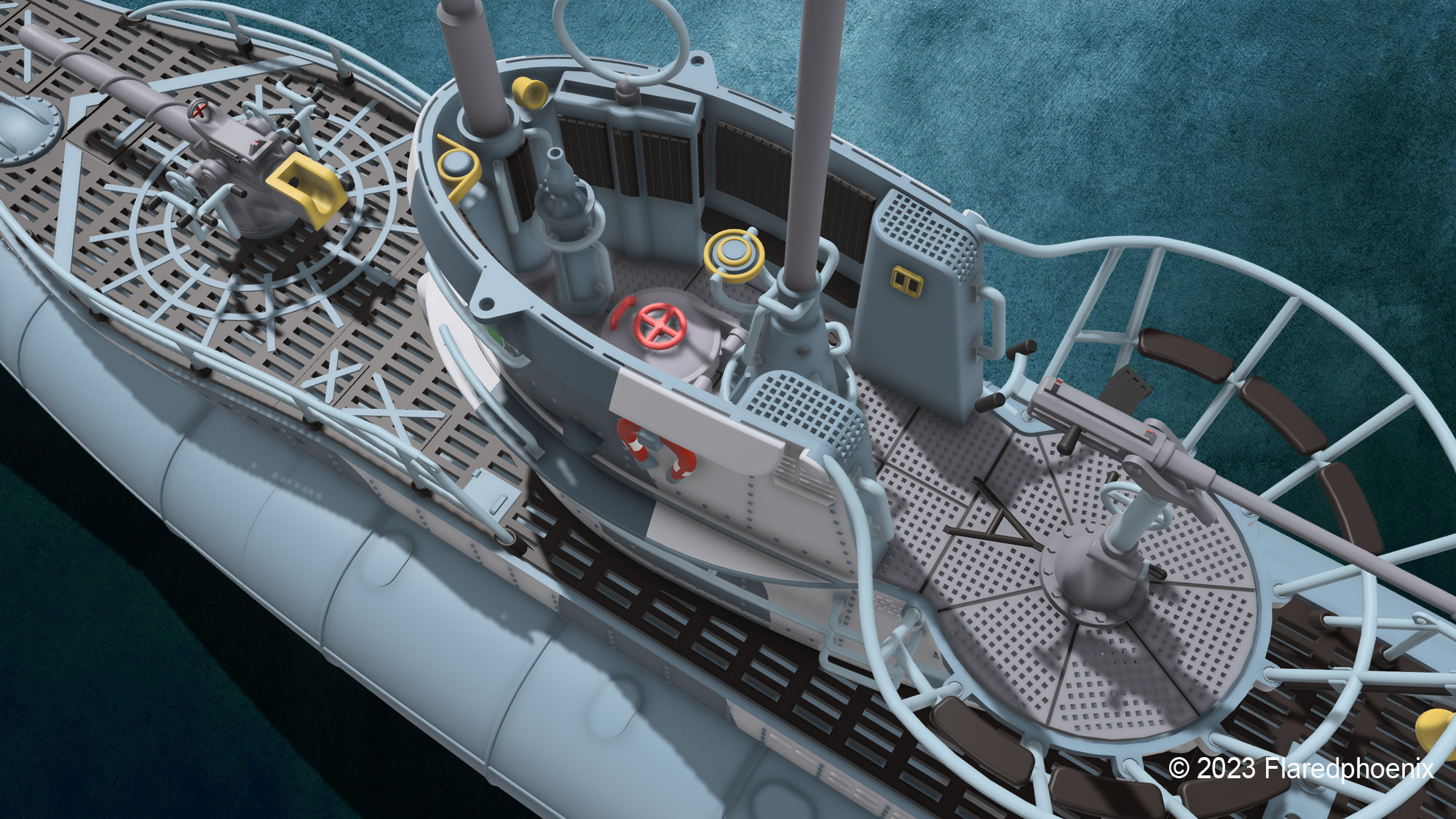 U-Boot TYP VII C 3D model 3D printable | CGTrader