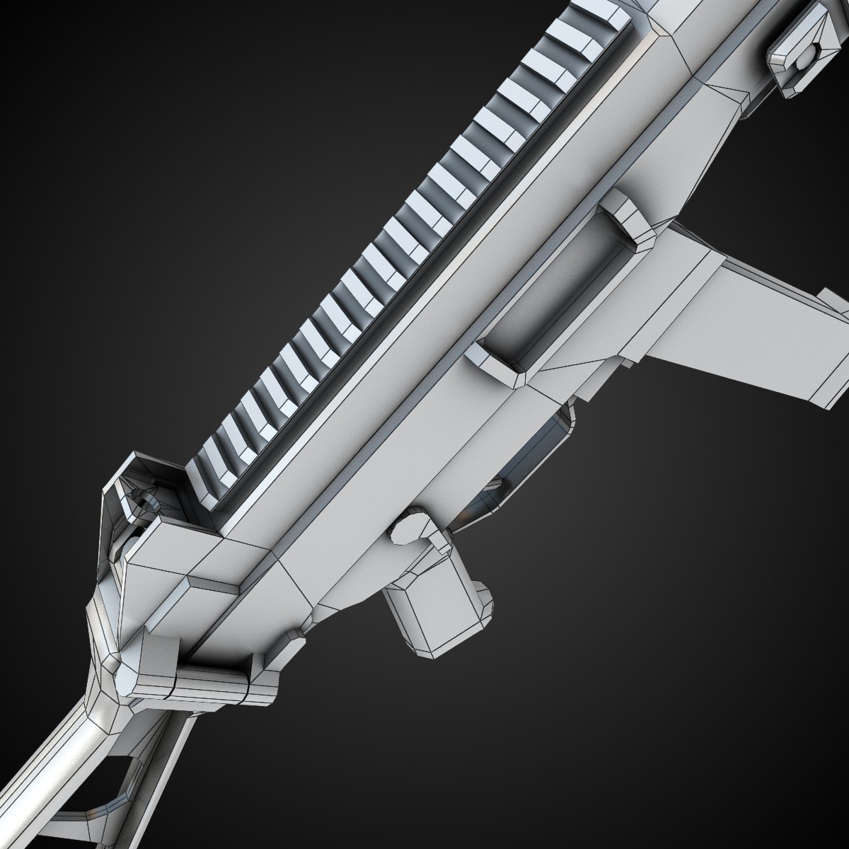 3D model UMP45 Submachine gun VR / AR / low-poly | CGTrader