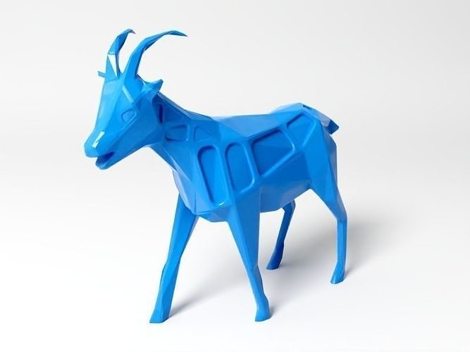 Polygon Goat 3D model 3D printable | CGTrader