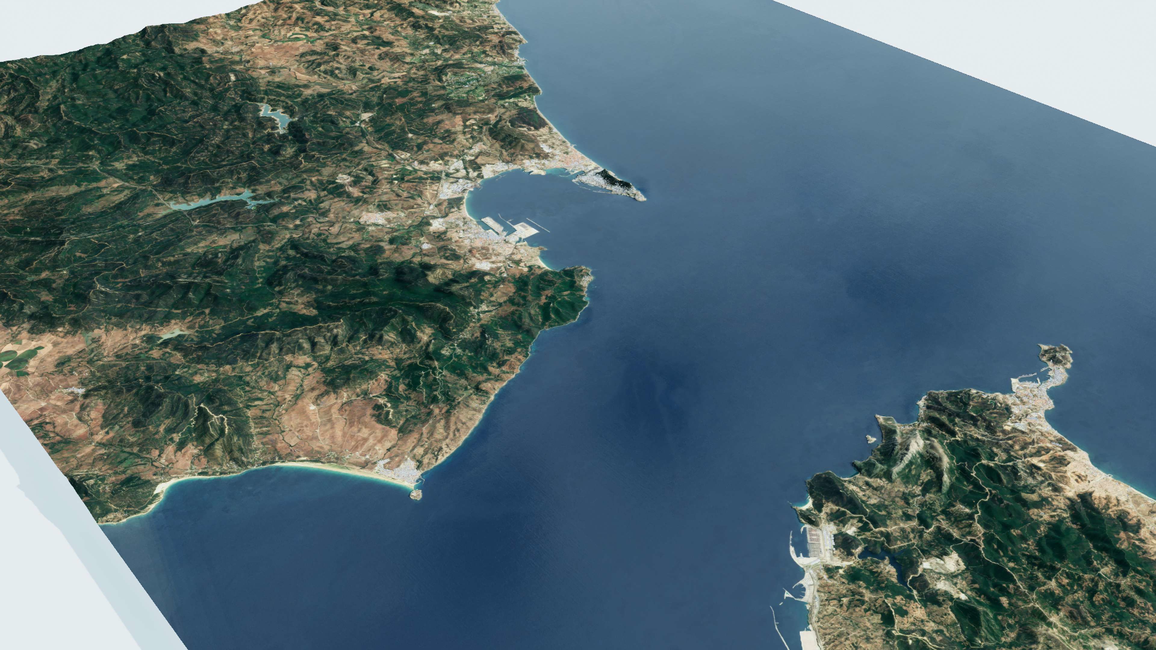 Gibraltar Gibraltar City Landscape 3D Model 3D model | CGTrader