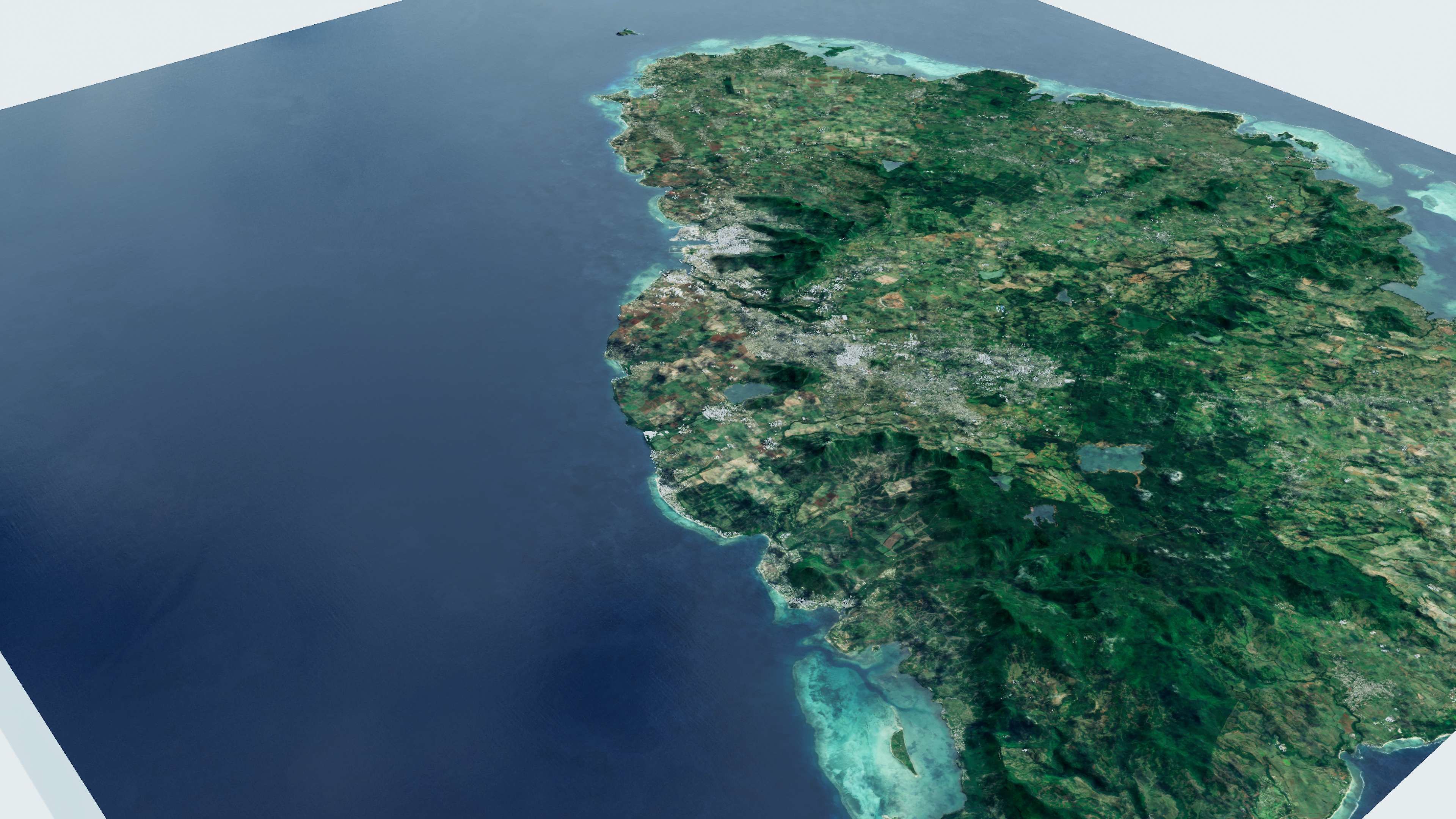 Port Louis Mauritius City Landscape 3D Model 3D model | CGTrader