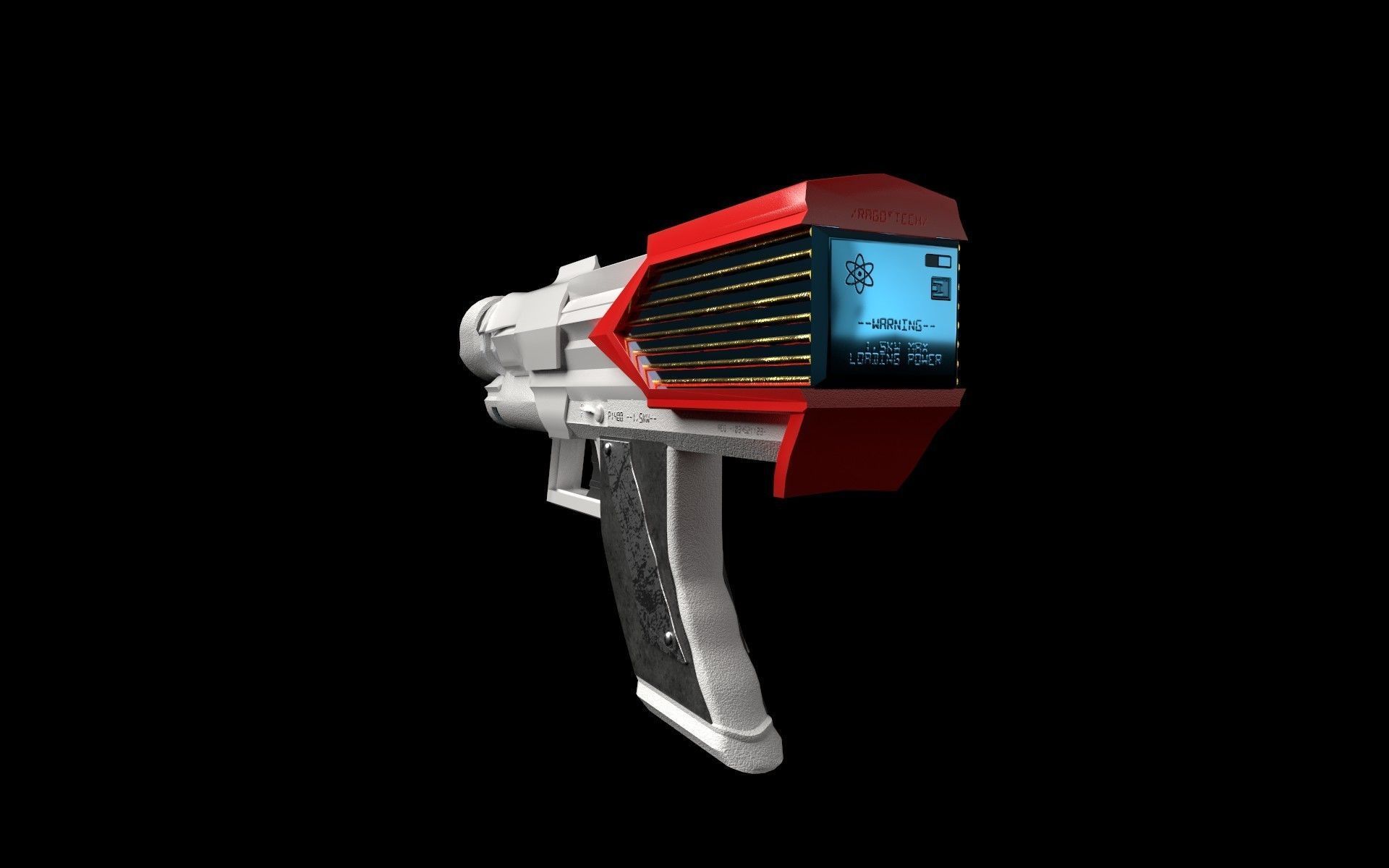 P1400 1-5Kw Power Laser Gun free VR / AR / low-poly 3D model | CGTrader