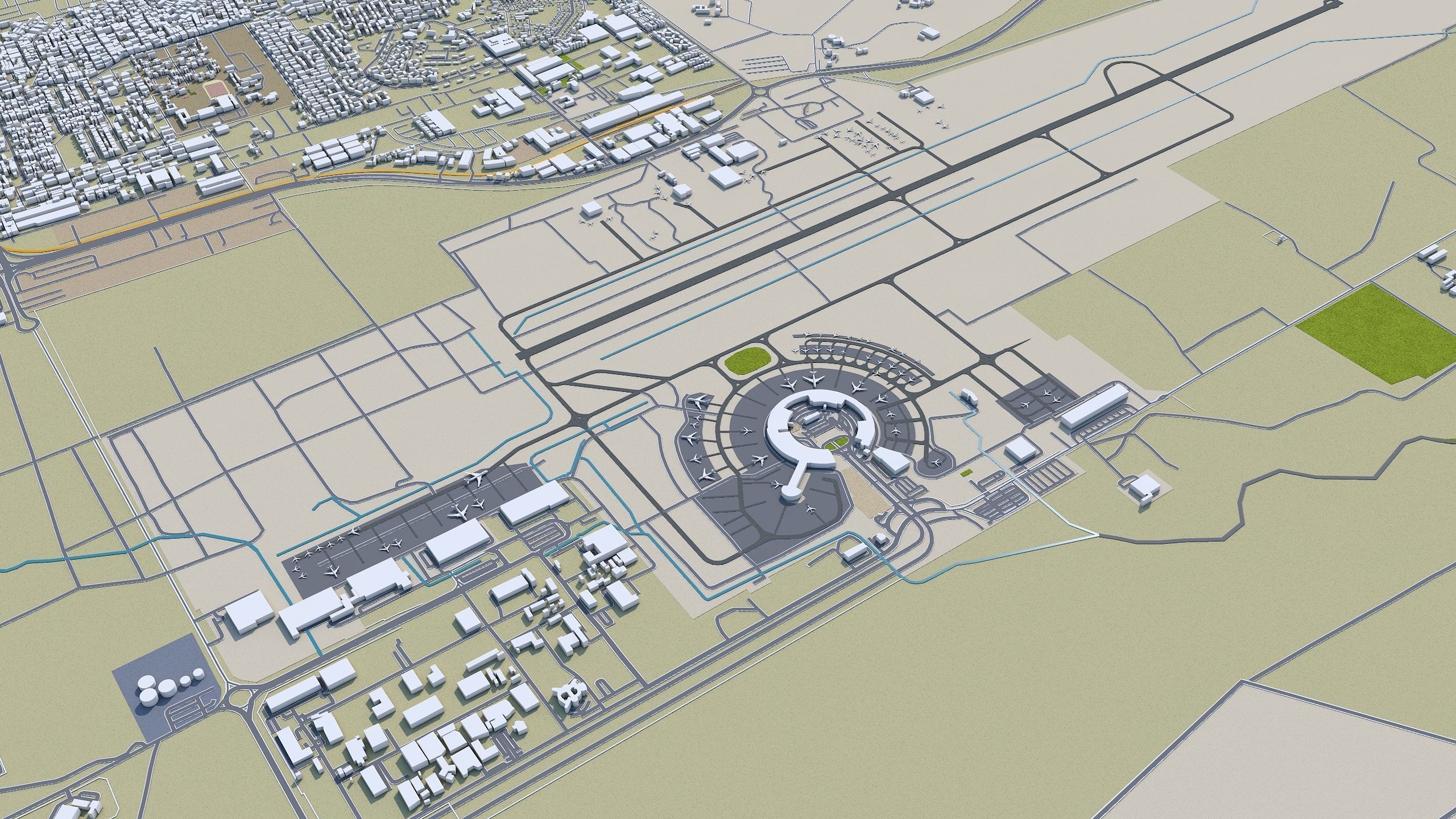 3D model Nairobi City Kenya VR / AR / low-poly | CGTrader