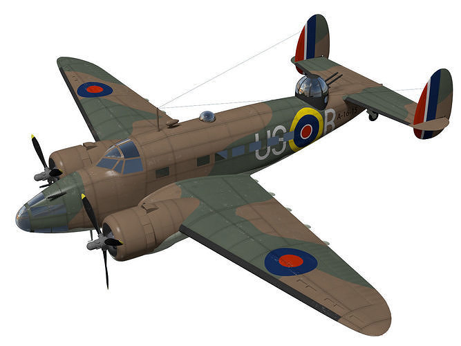 Lockheed Hudson 3D model | CGTrader