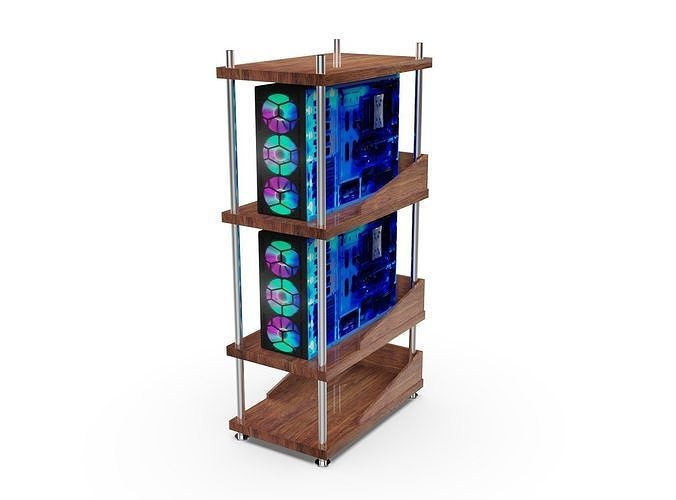 Computer rack 3D model | CGTrader