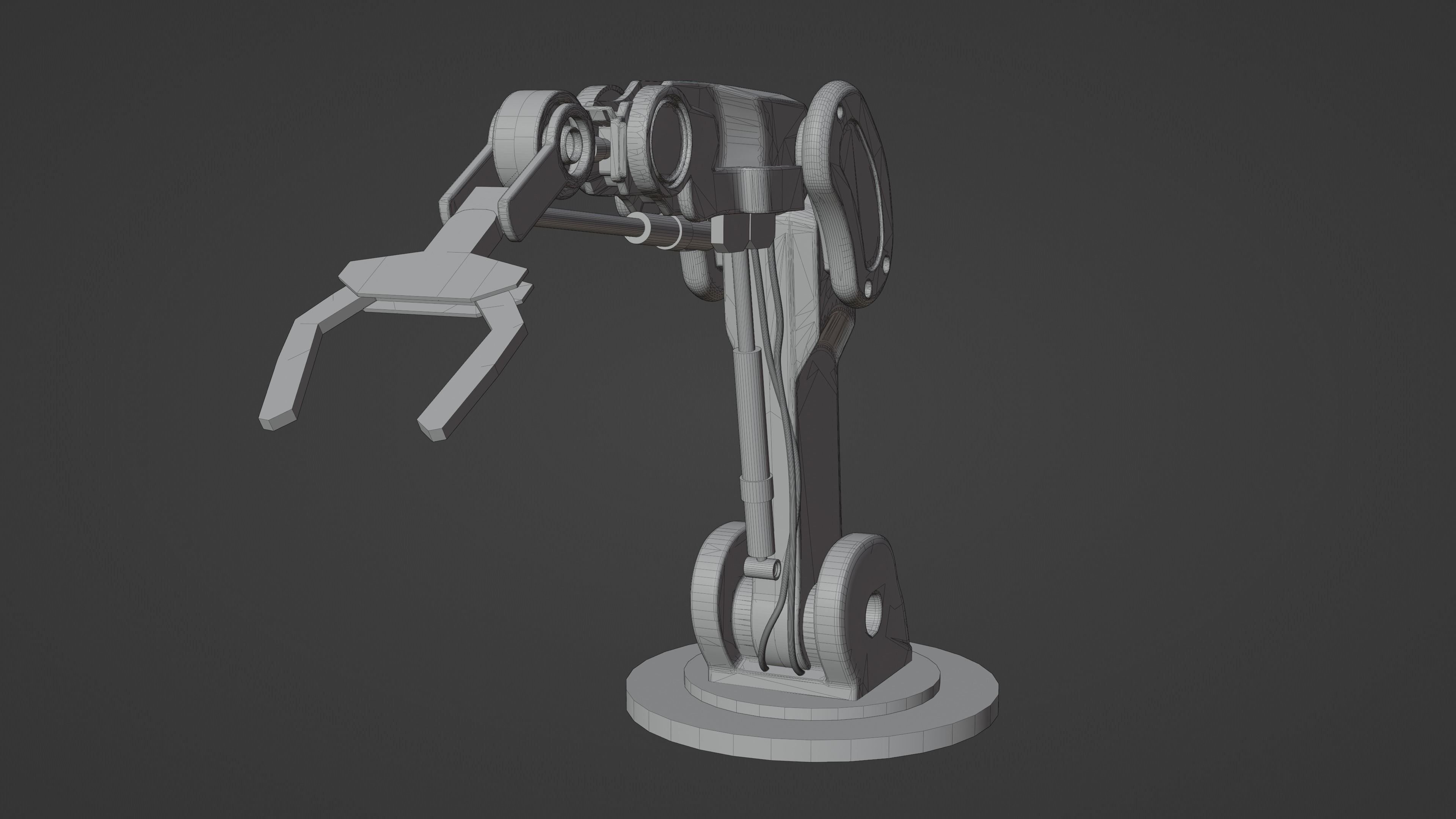 3D model Robotic Arm Parent FULL RIGGED 3D Model VR / AR / low-poly ...