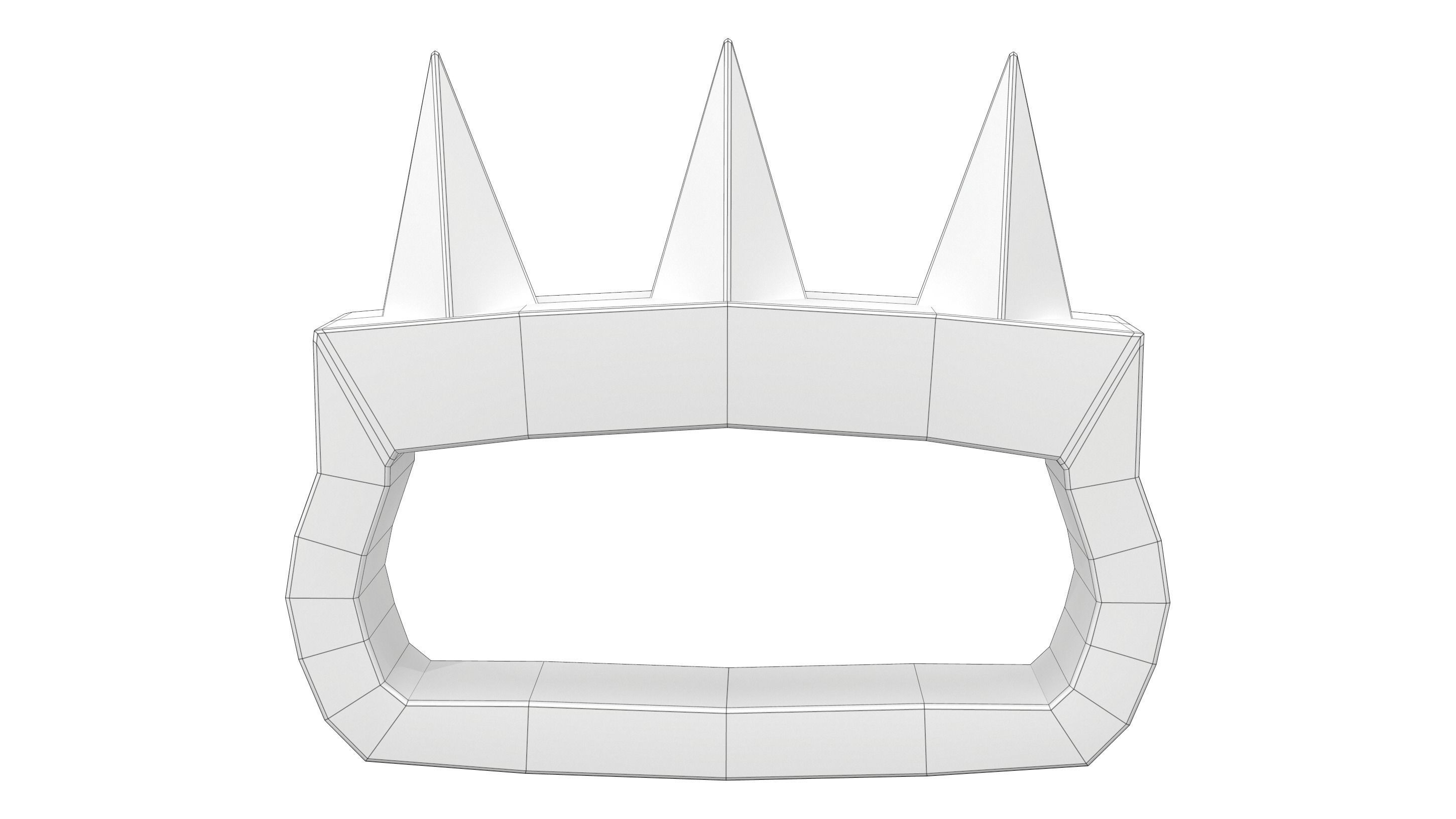 3D model Fantasy Iron Studs Knuckles VR / AR / low-poly | CGTrader