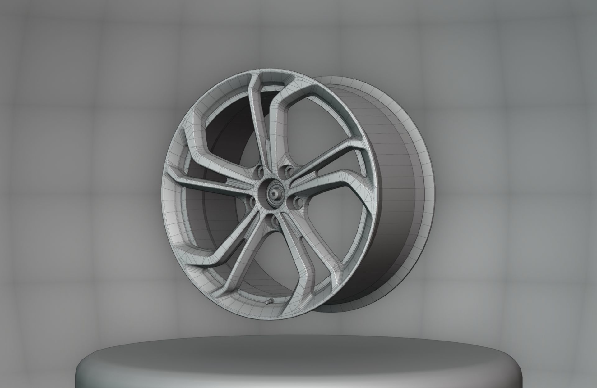 3D model Golf TCR - Wheels - Game Ready - Fully Textured with Materials ...