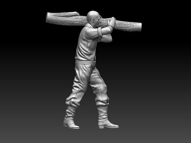 worker 3D model 3D printable | CGTrader