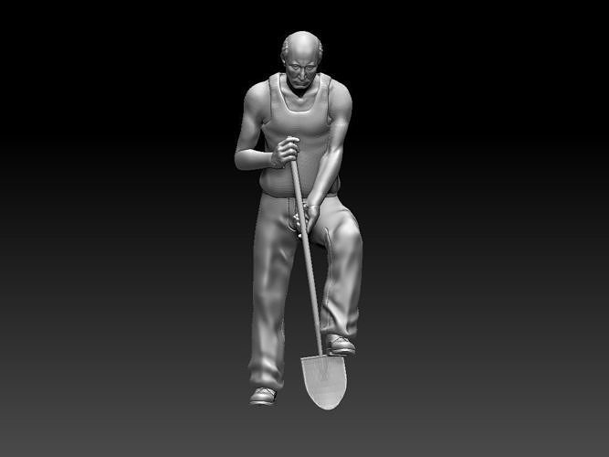 worker 3D model 3D printable | CGTrader