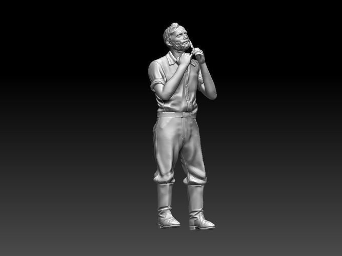 worker 3D model 3D printable | CGTrader