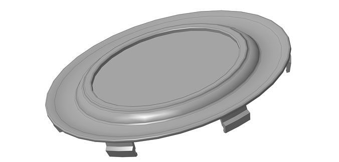 WHEEL CAP D166 3D model 3D printable | CGTrader