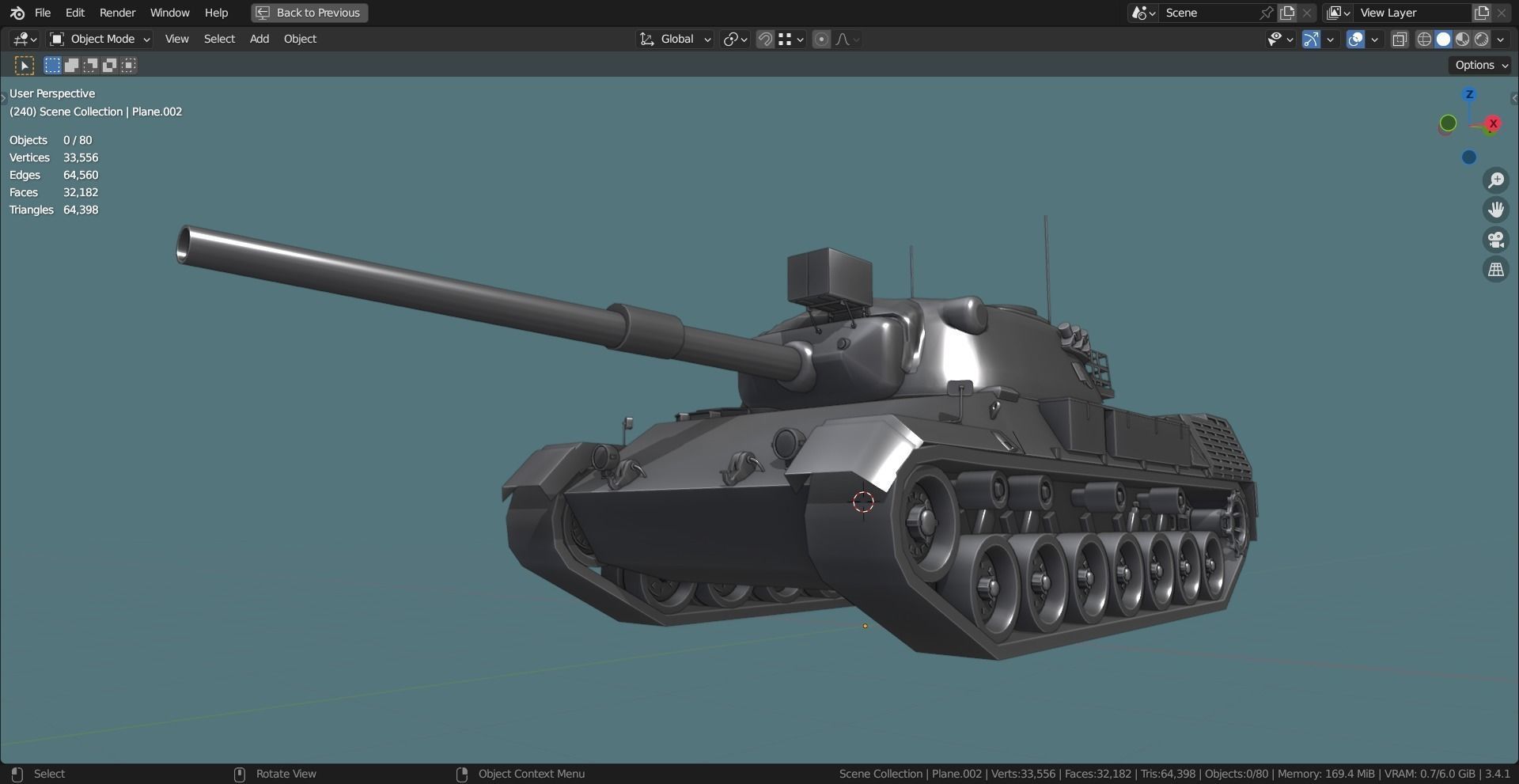 3D model Leopard 1a1a TANK BASE MESH VR / AR / low-poly | CGTrader