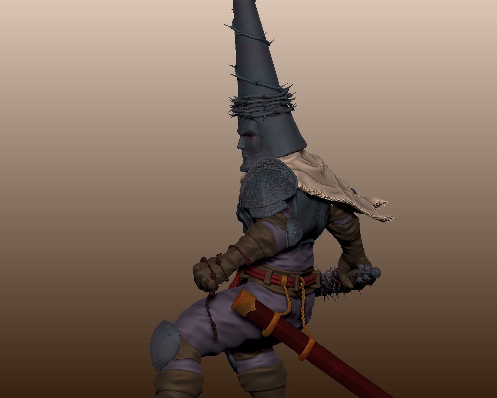 Penitent one Classic from Blasphemous 3D model 3D printable | CGTrader