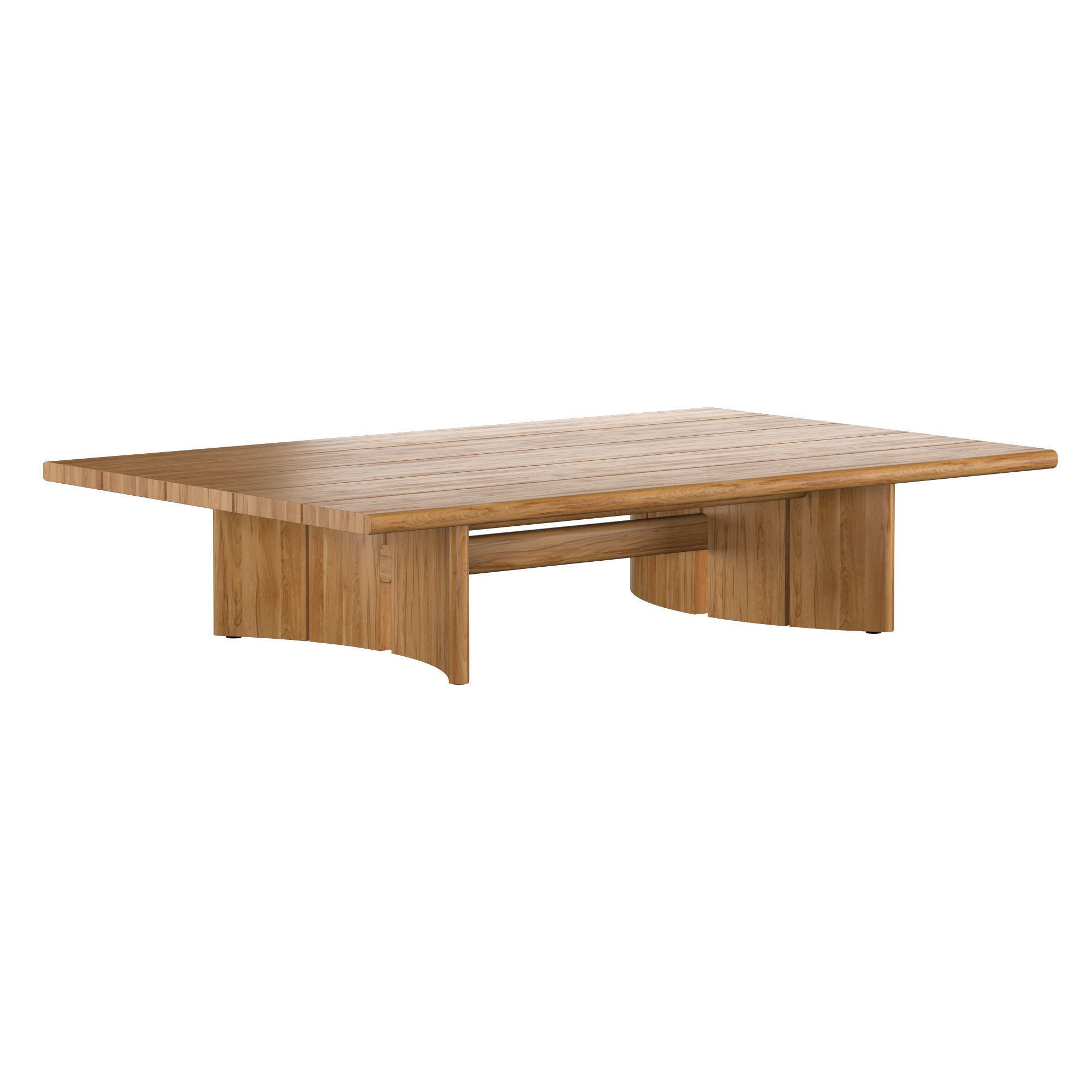 TRIESTE TEAK RECTANGULAR COFFEE TABLE 3D model | CGTrader
