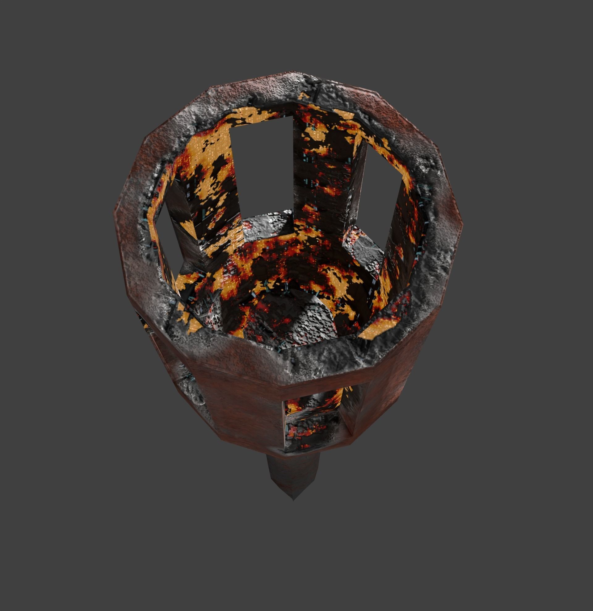 3D model Collection of dungeon items PBR low-poly game ready VR / AR ...