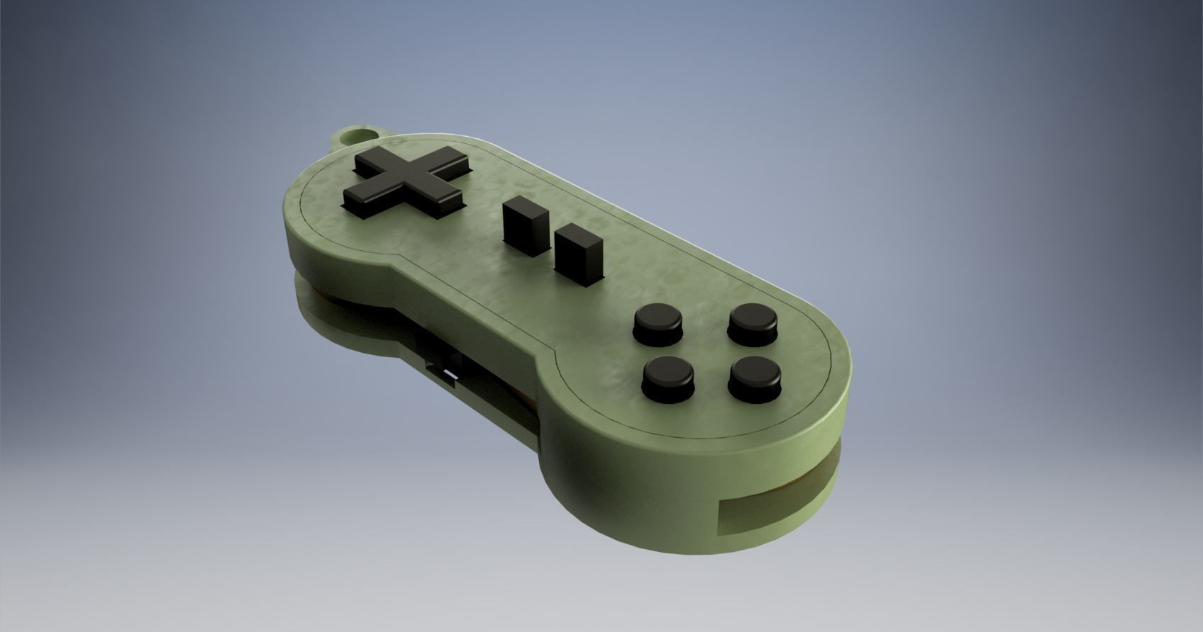 Key Controller Keychain 3D model 3D printable | CGTrader