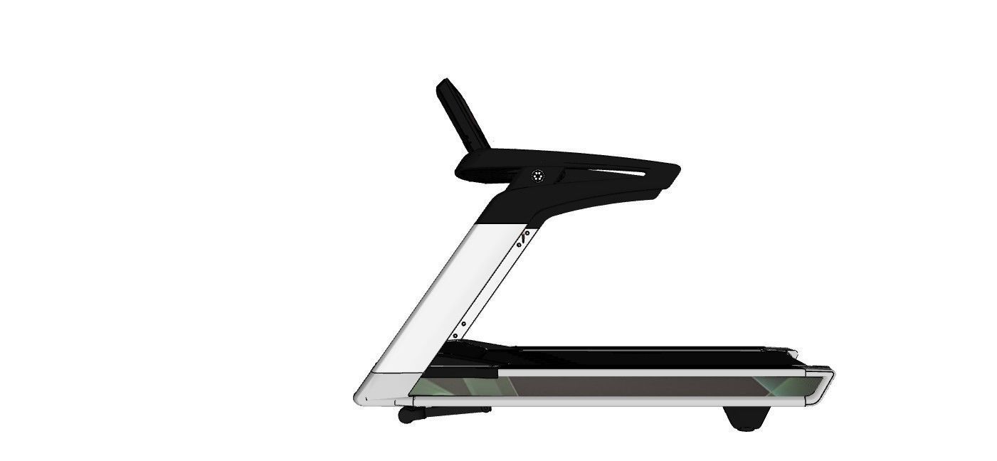 Treadmill Sport Equipment free 3D model animated rigged | CGTrader