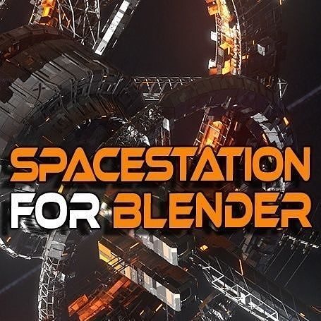 3D model Procedural Sci Fi Space Station Generator For Blender VR / AR / low-poly | CGTrader
