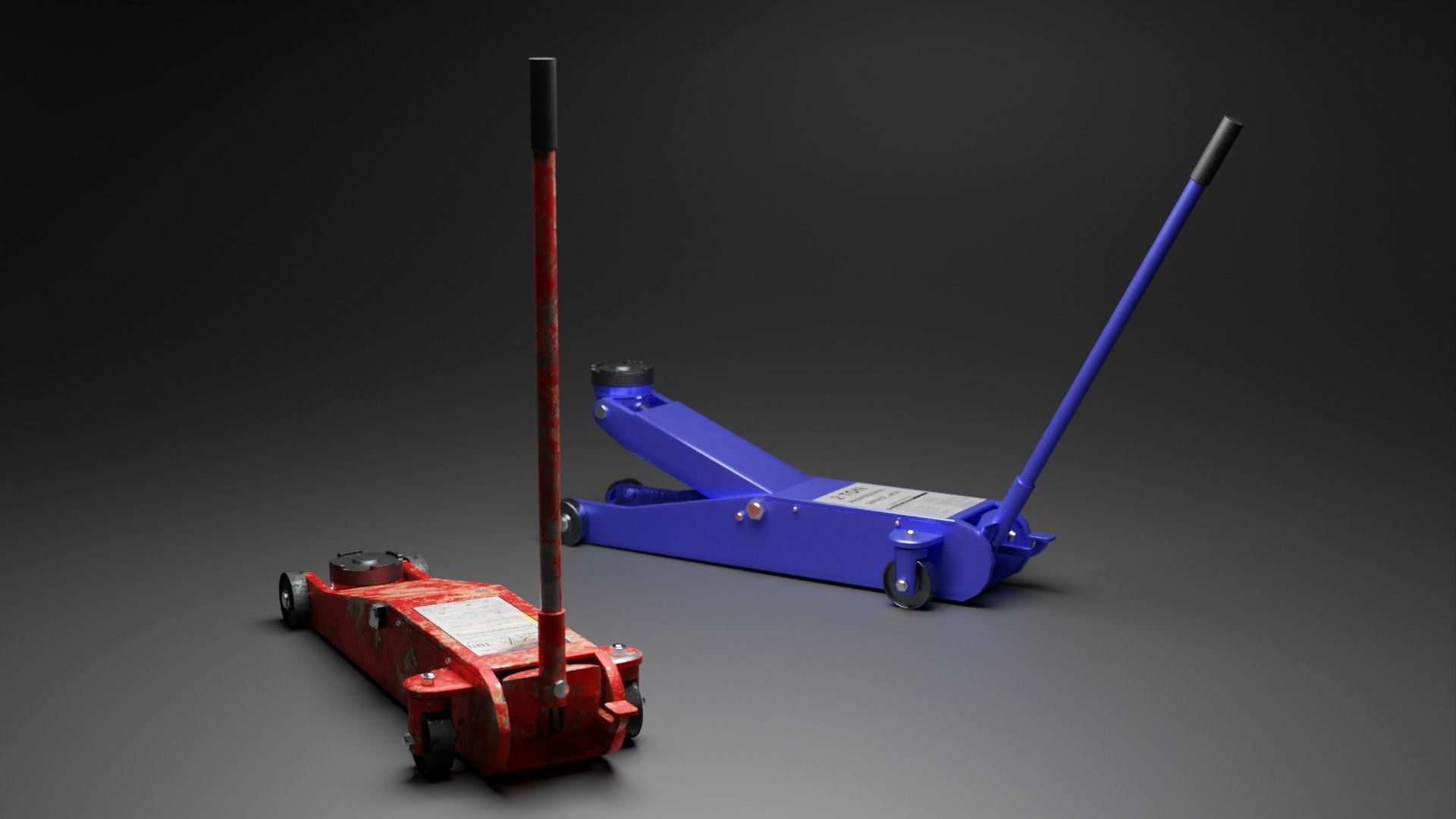 3D model Hydraulic Floor Jack VR / AR / low-poly | CGTrader