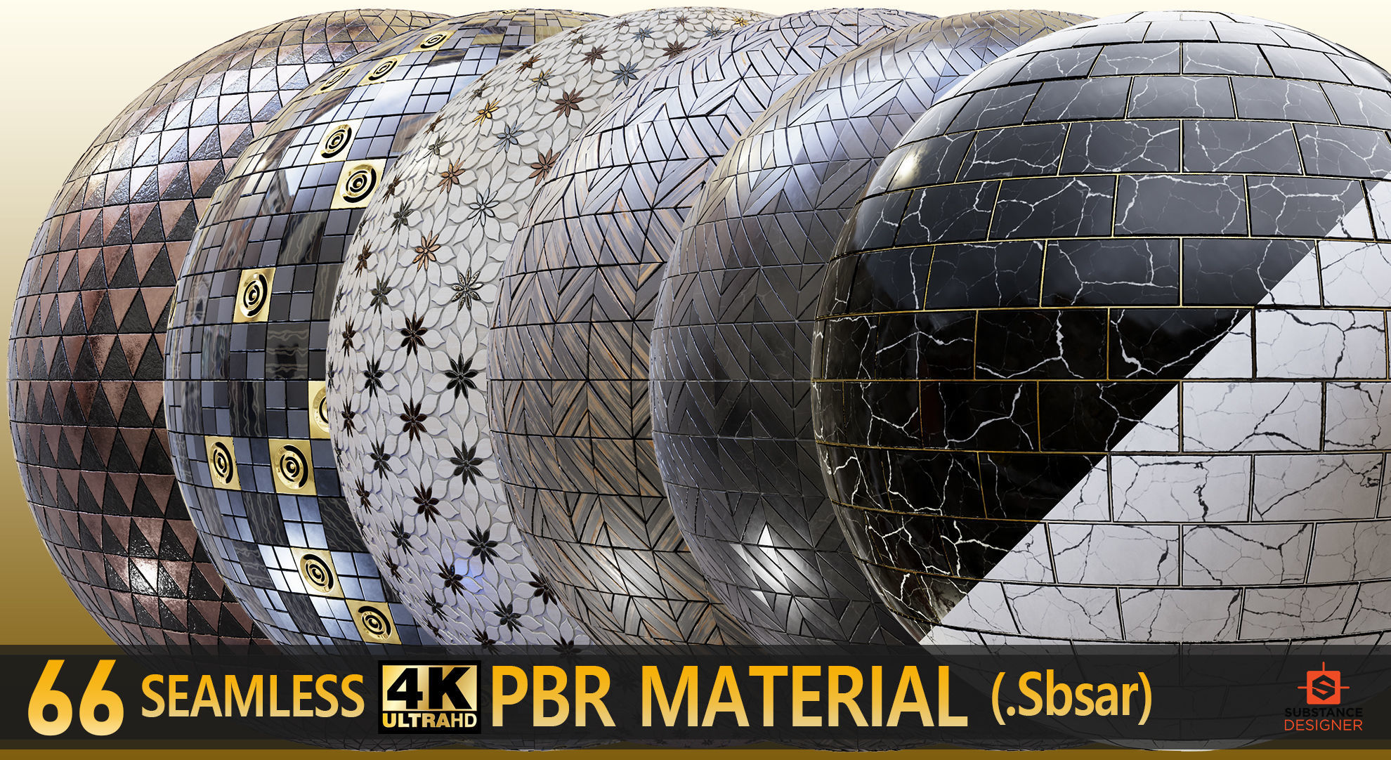 66 Seamless 4K Tile PBR Material Vol1 Texture | CGTrader
