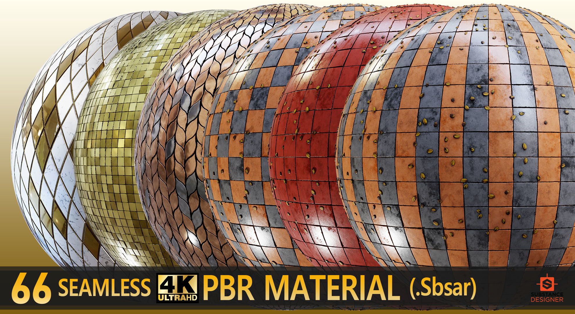 66 Seamless 4K Tile PBR Material Vol1 Texture | CGTrader