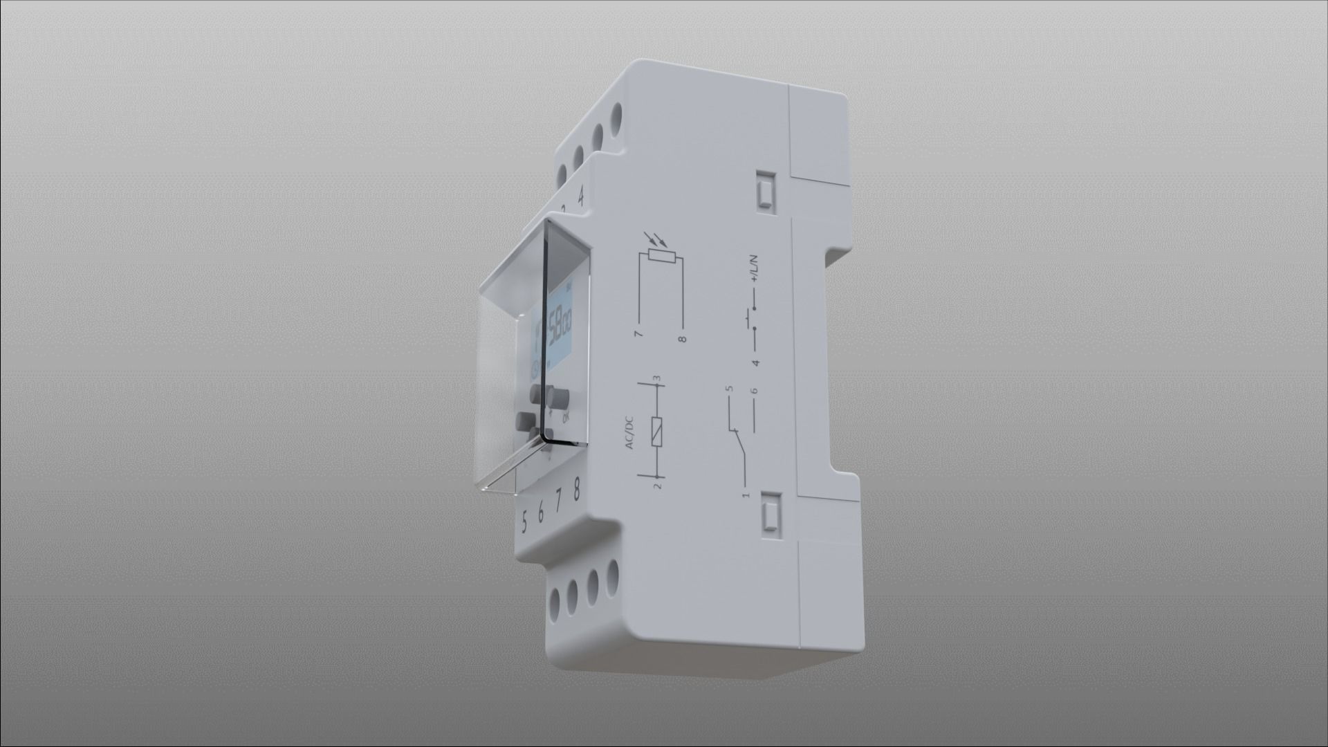 Astronomical control timer 3D model | CGTrader
