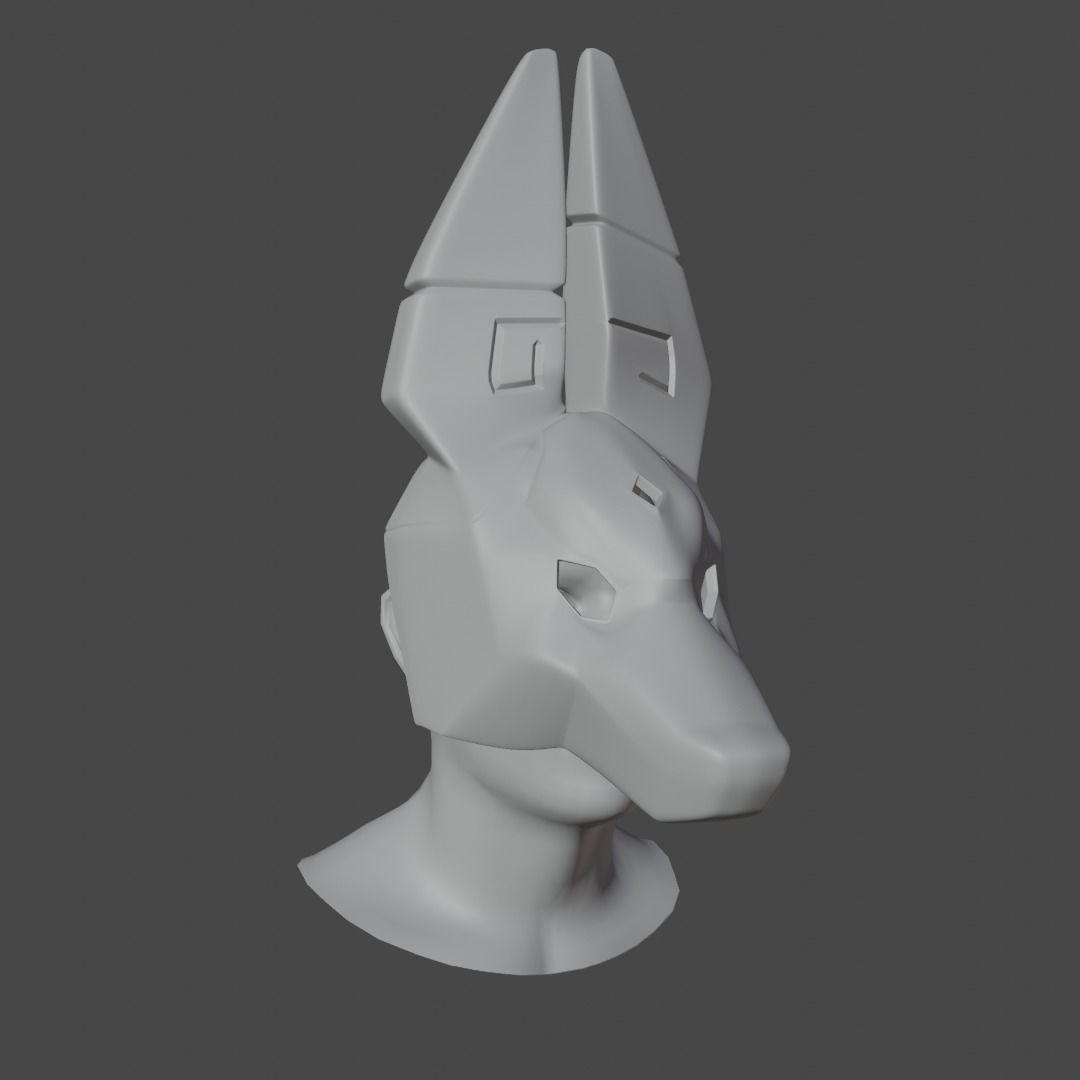 Sky children of light Anubis Jackal mask 3D model 3D printable | CGTrader