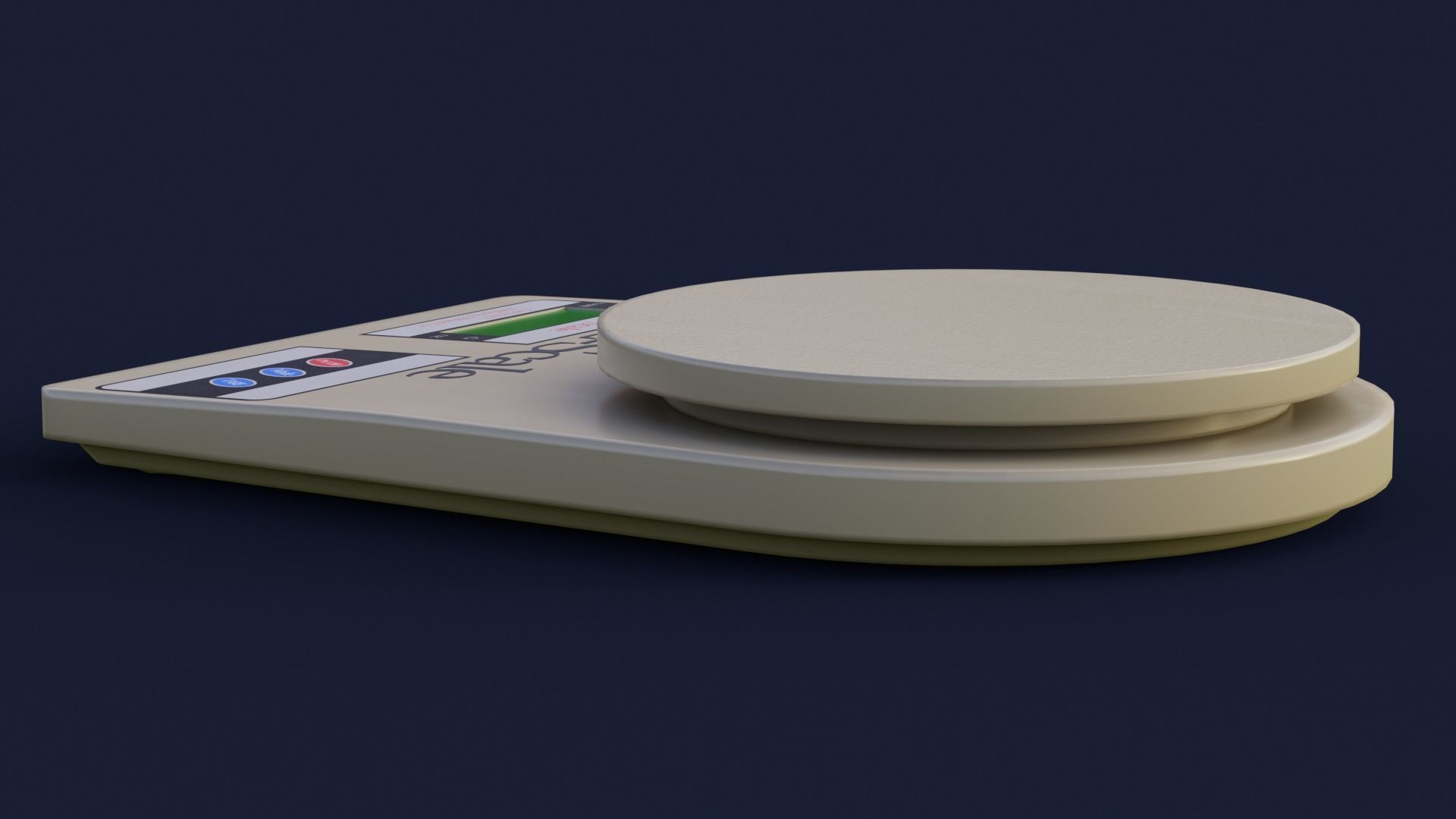 3D model Electronic kitchen scale PBR VR / AR / low-poly | CGTrader