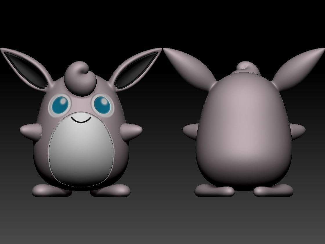 Jigglypuff Evolution Line 3D model 3D printable | CGTrader