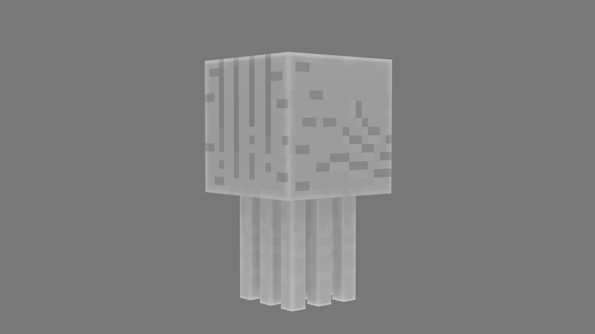 Minecraft Ghast 3D model animated rigged | CGTrader
