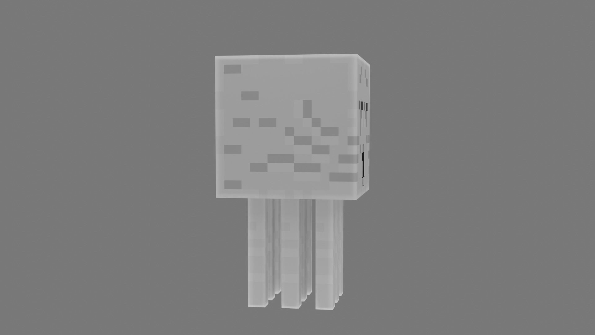 Minecraft Ghast 3D model animated rigged | CGTrader