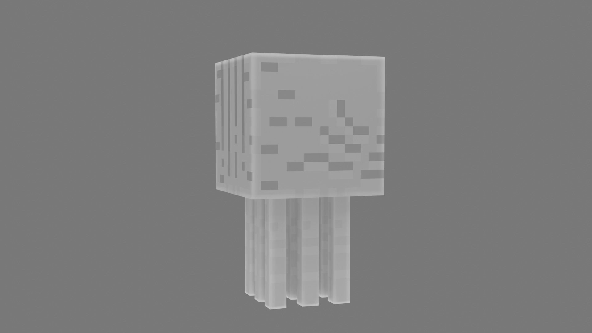 Minecraft Ghast 3D model animated rigged | CGTrader