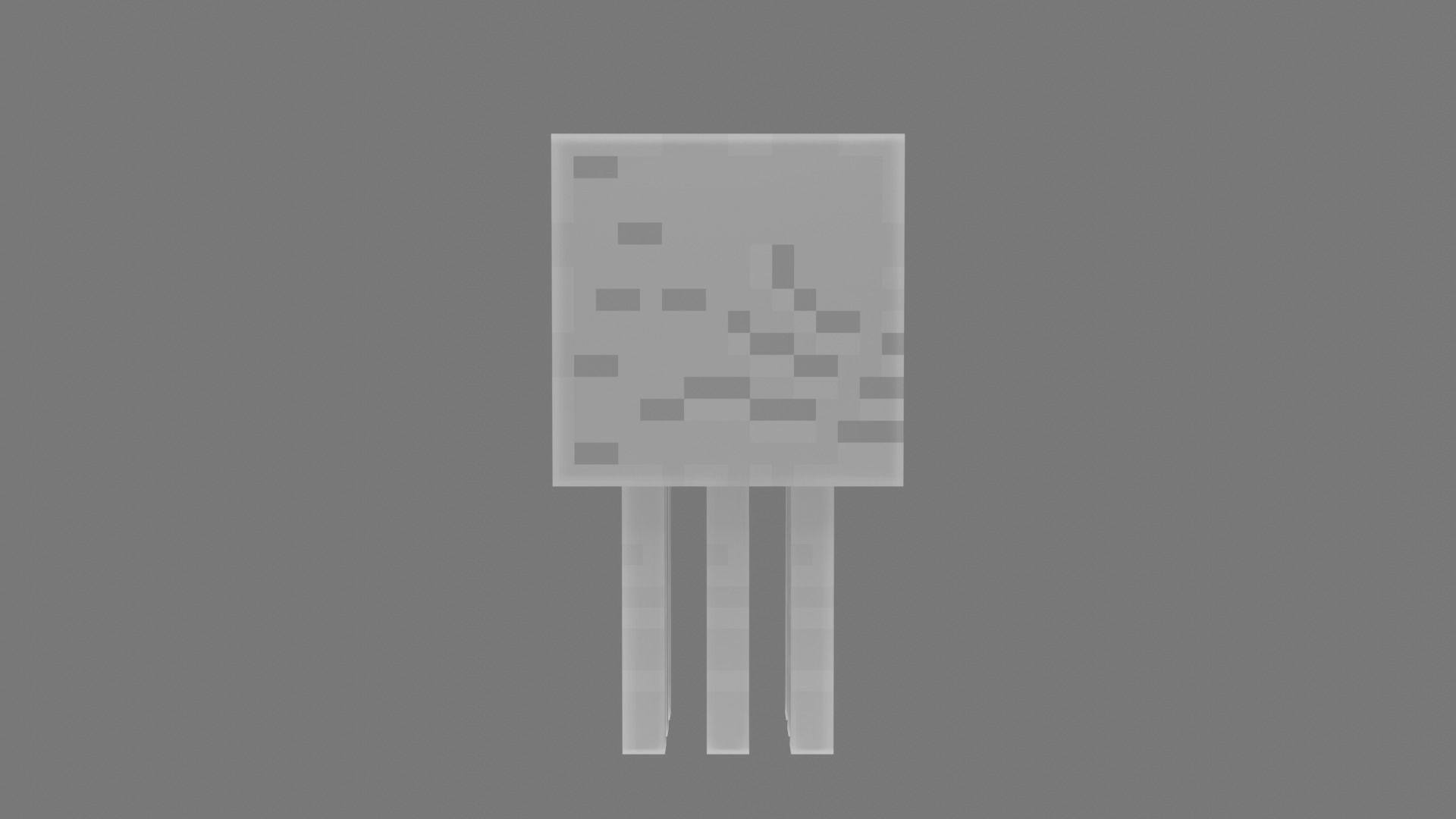 Minecraft Ghast 3D model animated rigged | CGTrader